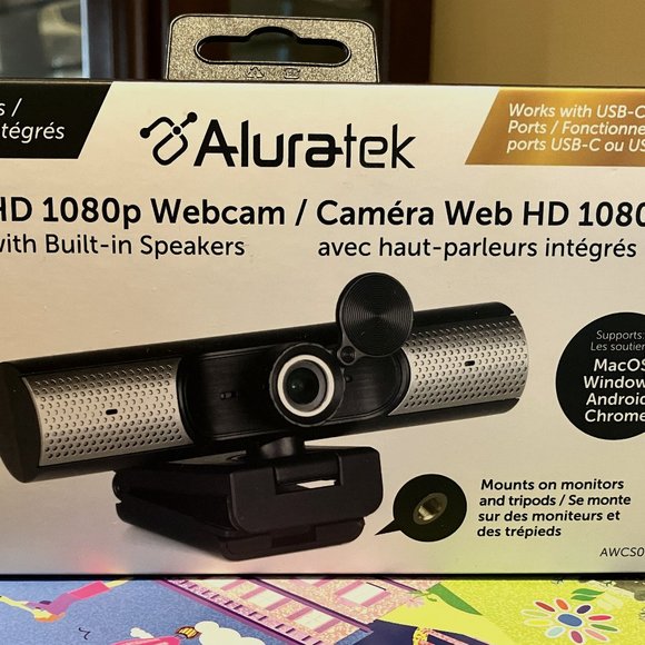 Aluratek | Cameras, Photo & Video | Webcamera With Builtin Speakers ...